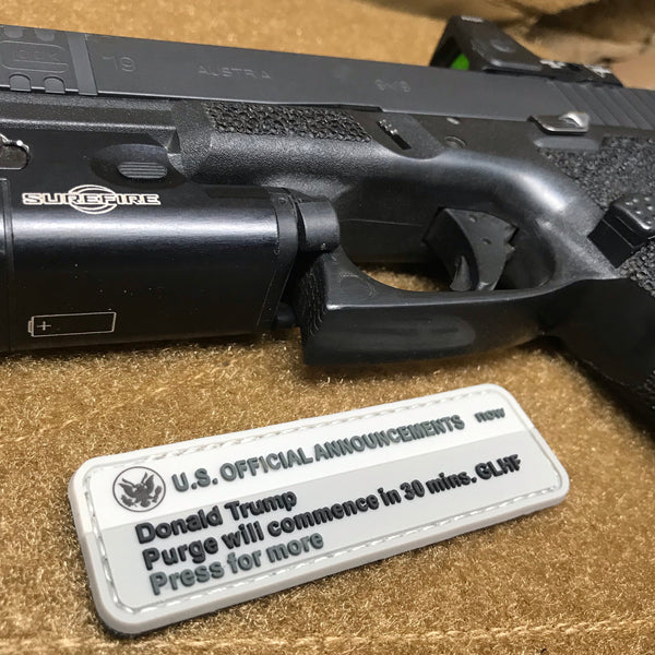 PRESIDENTIAL ALERT - PURGE - PVC MORALE PATCH – Tactical Outfitters