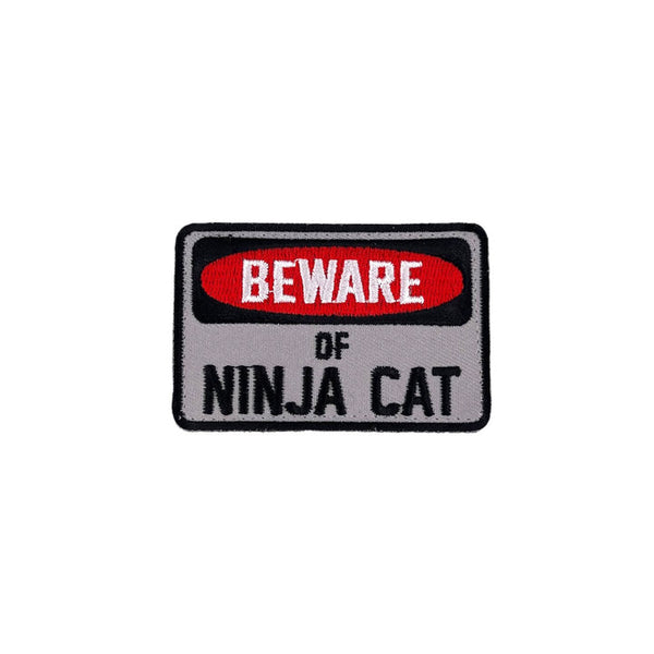 BEWARE OF NINJA CAT MORALE PATCH – Tactical Outfitters