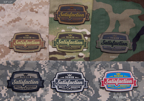 Satisfaction PVC Morale Patch – Tactical Outfitters