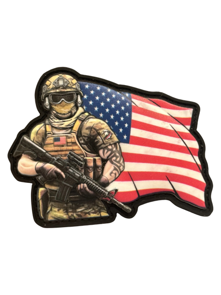 Bravo Patriot PVC Morale Patch – Tactical Outfitters