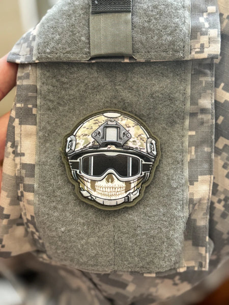 Tactical Skull Operator PVC Morale Patch – Tactical Outfitters