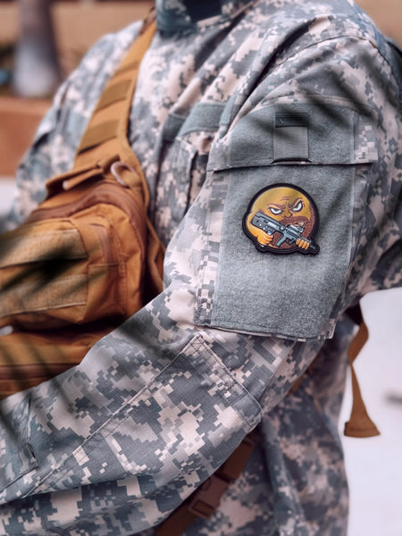 Beard Emoji PVC Morale Patch – Tactical Outfitters