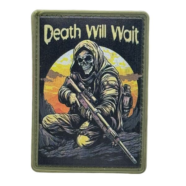 Death Will Wait PVC Morale Patch – Tactical Outfitters