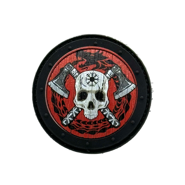 Viking Skull & Axes PVC Morale Patch – Tactical Outfitters