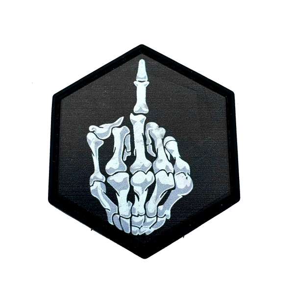 Skeleton Salute PVC Morale Patch – Tactical Outfitters