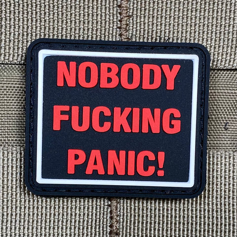 NOBODY PANIC PVC MORALE PATCH – Tactical Outfitters