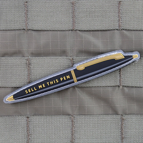 SELL ME THIS PEN PVC MORALE PATCH + FREE PEN – Tactical Outfitters