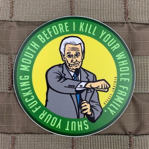 BOB BARKER STICKER – Tactical Outfitters