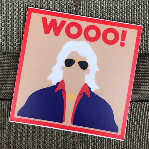 Ric Flair "WOOO!" Sticker – Tactical Outfitters