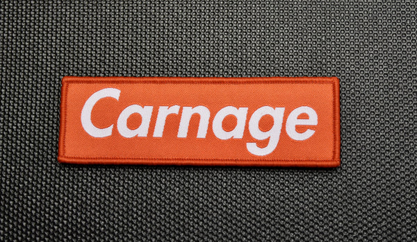CARNAGE WOVEN MORALE PATCH – Tactical Outfitters