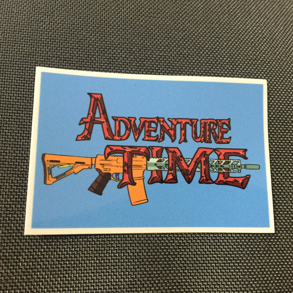 ADVENTURE TIME STICKER – Tactical Outfitters