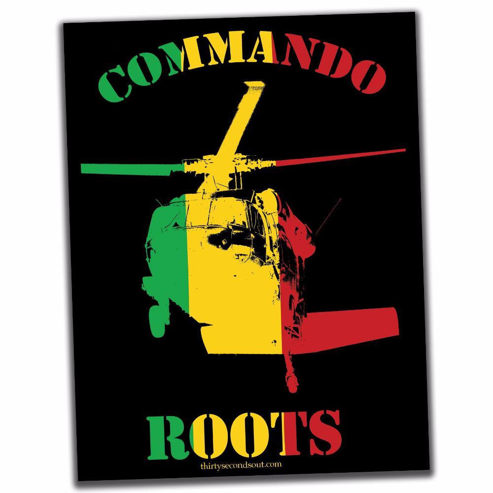 COMMANDO ROOTS STICKER – Tactical Outfitters