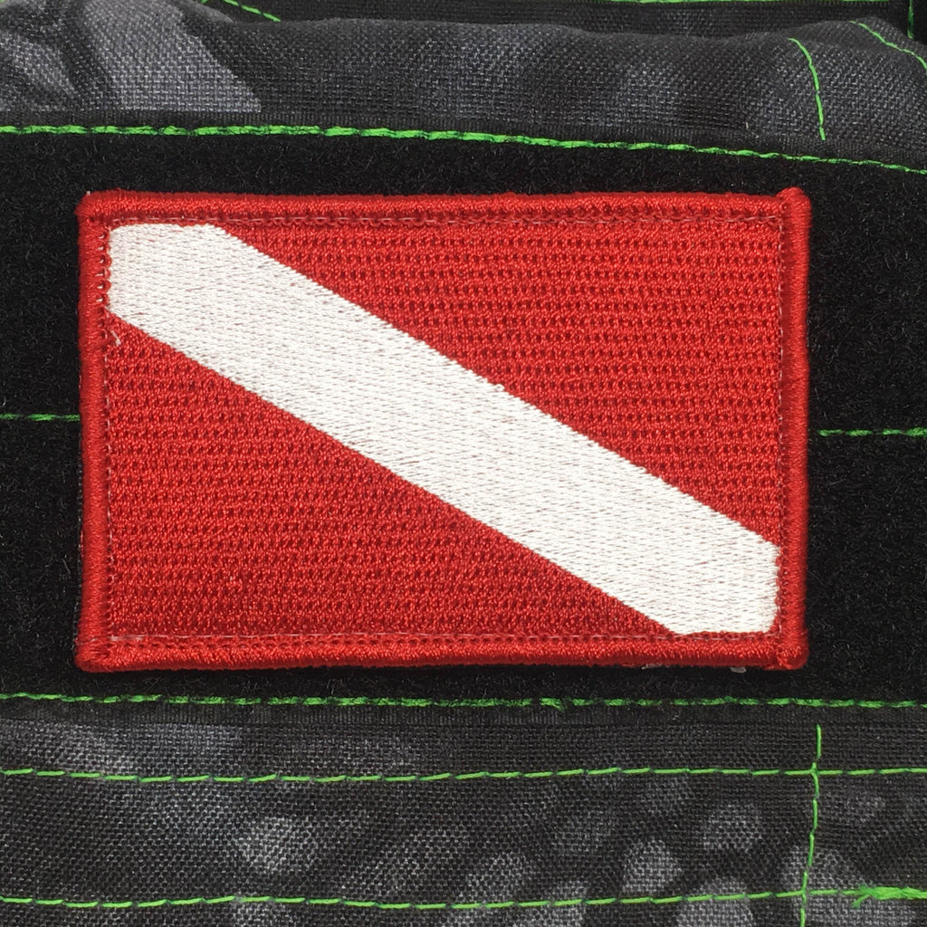 Down Diver - Scuba Flag Morale Patch – Tactical Outfitters