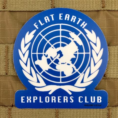 FLAT EARTH EXPLORERS CLUB STICKER – Tactical Outfitters