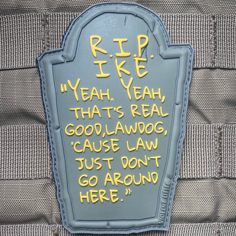 Ike Lawdog Tombstone PVC Morale Patch – Tactical Outfitters