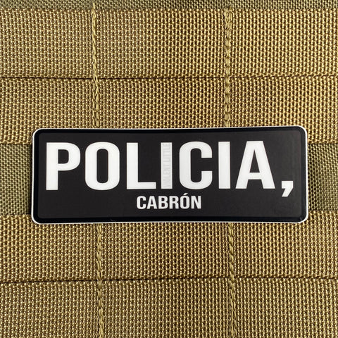 POLICIA, CABRON STICKER – Tactical Outfitters