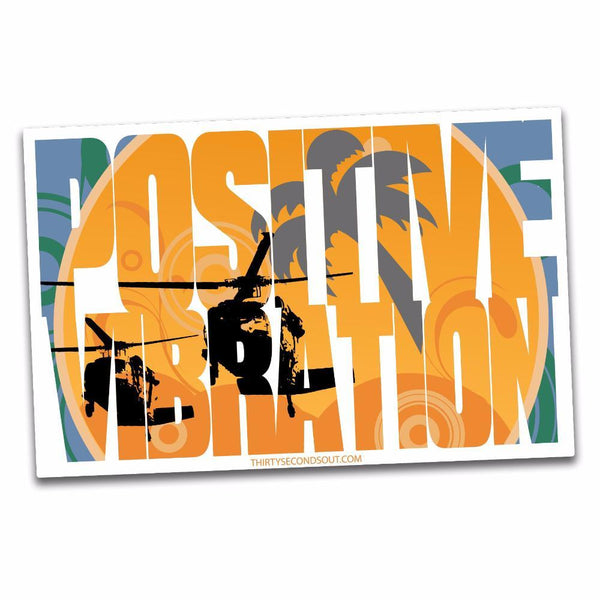 BLACKHAWK POSITIVE VIBRATION STICKER – Tactical Outfitters