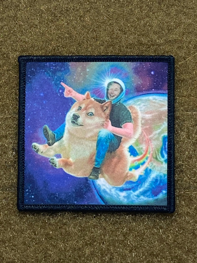 Doge To The Moon Morale Patch – Tactical Outfitters