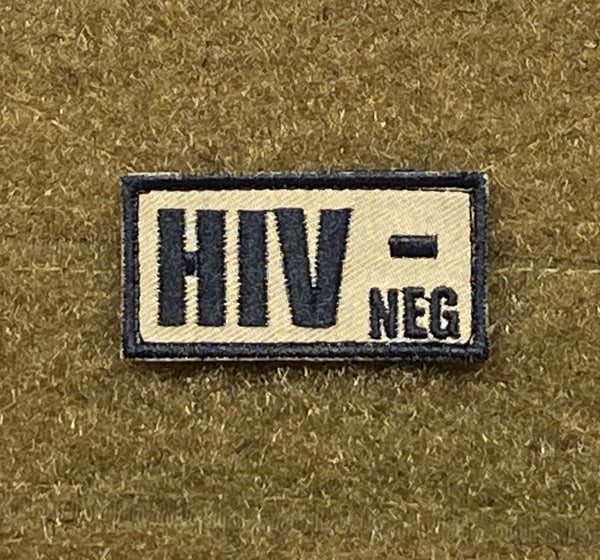 HIV +/- Morale Patch – Tactical Outfitters