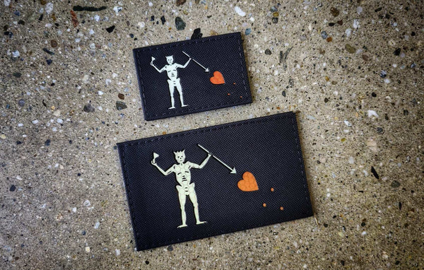 Blackbeard - Edward Teach - Laser Cut GITD Morale Patch – Tactical ...