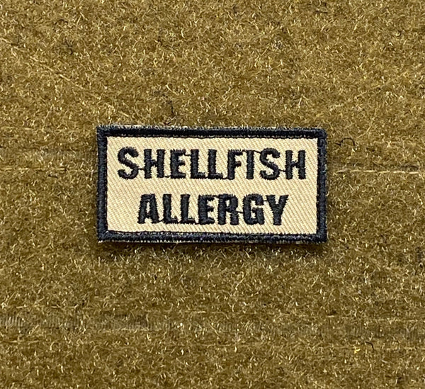 Shellfish Allergy Morale Patch – Tactical Outfitters