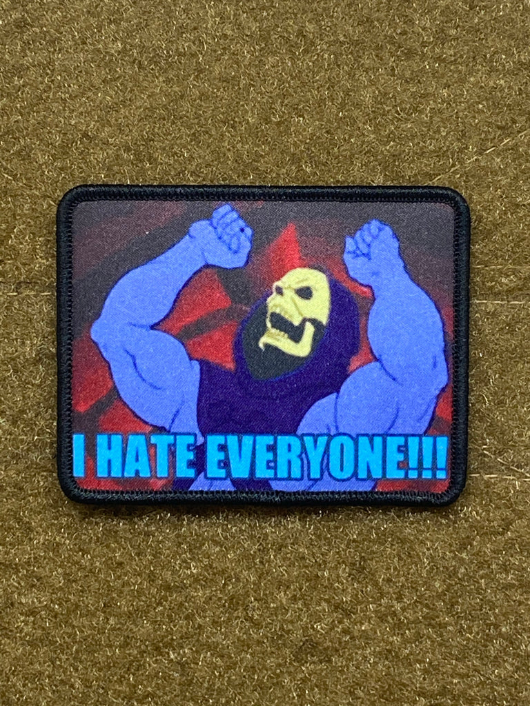 I Hate Everyone! - Skeletor - Morale Patch – Tactical Outfitters