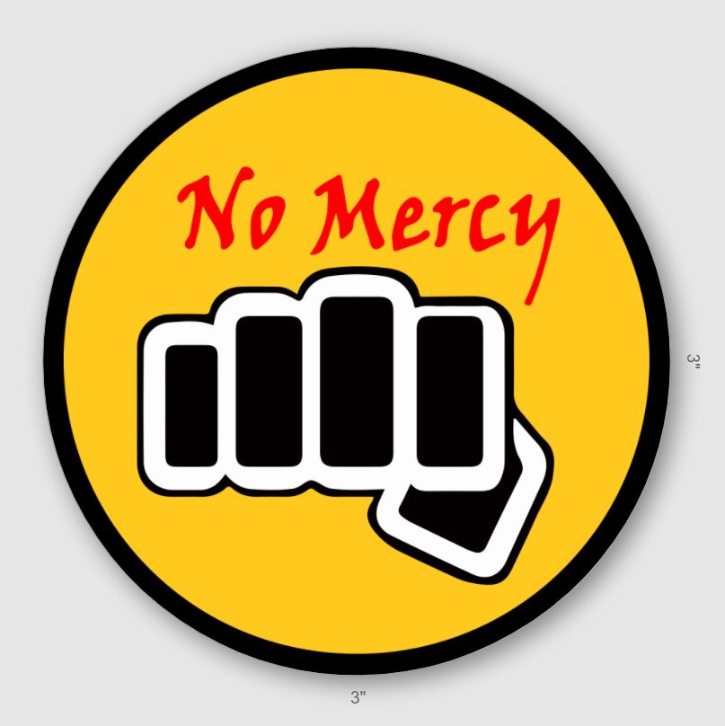 COBRA KAI - NO MERCY STICKER – Tactical Outfitters