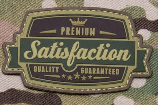 Satisfaction PVC Morale Patch – Tactical Outfitters
