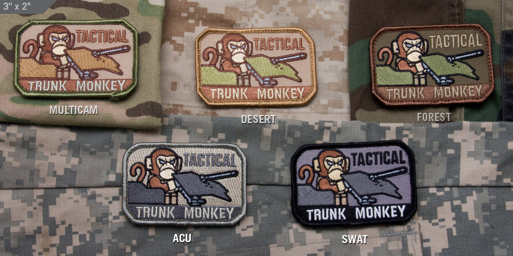 TACTICAL TRUNK MONKEY MORALE PATCH – Tactical Outfitters