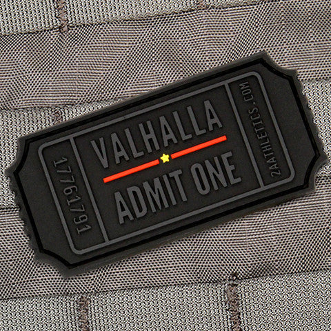 Valhalla Admit One PVC Morale Patch – Tactical Outfitters